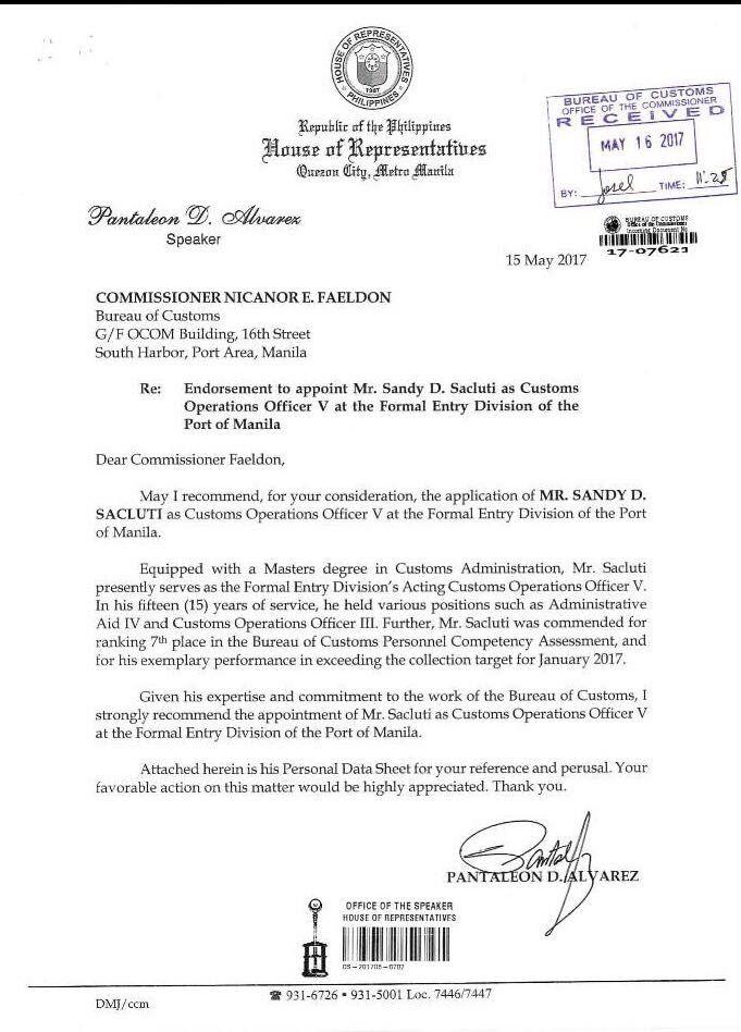 Alvarez Admits I Signed BOC Recommendation Letter But It s Not Alvarez Admits I Signed BOC Recommendation Letter But It s Not